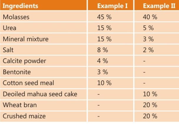 Benefits of feeding Urea Molasses Mineral Block as a feed supplement to ...
