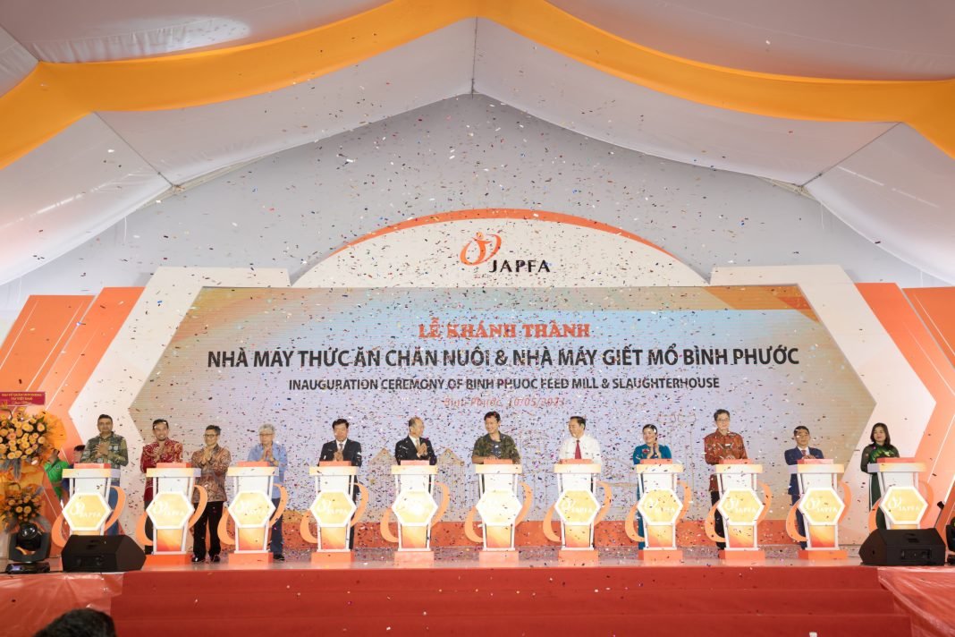 Japfa Vietnam inaugurated animal feed mill & slaughterhouse in Binh ...